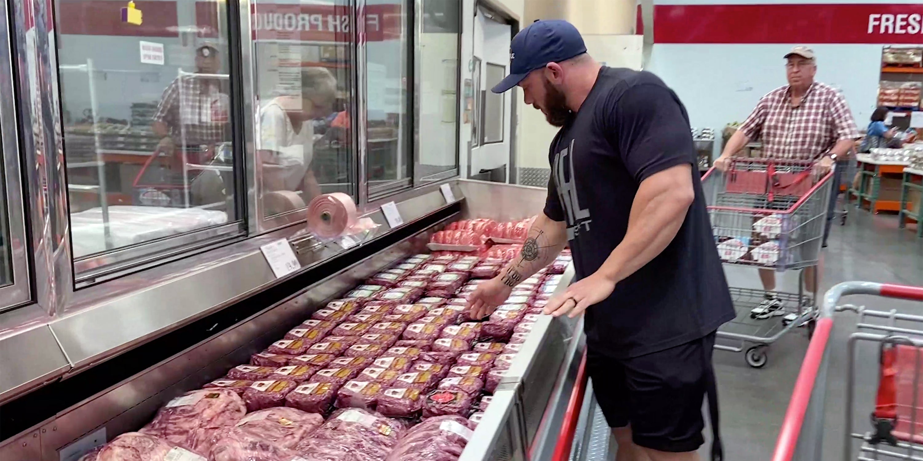 Grocery Shoping with Nathan Epler | Bodybuilding Nutrition | Hosstile